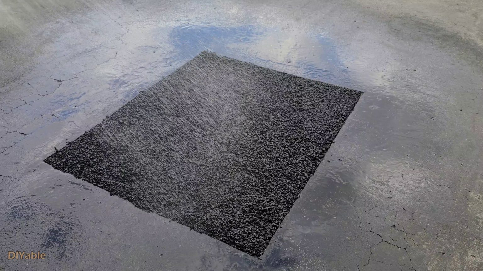 Aquaphalt 6.0 Review – How to fix asphalt driveway depression and ...